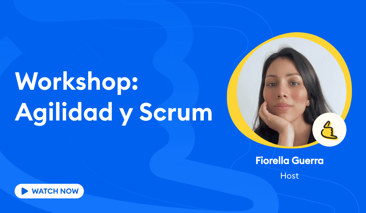 Workshop: Agilidad y Scrum stream with Fiorella Guerra