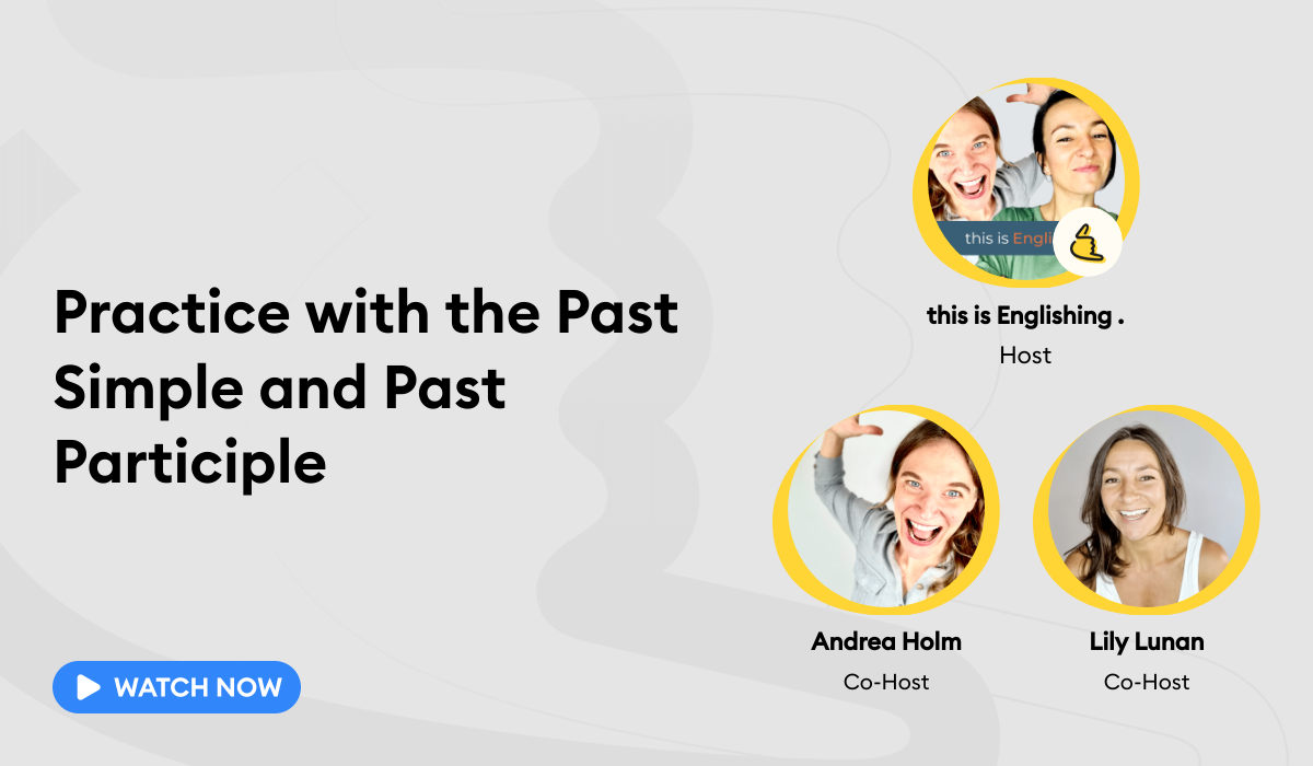 Practice with the Past Simple and Past Participle stream with this is ...
