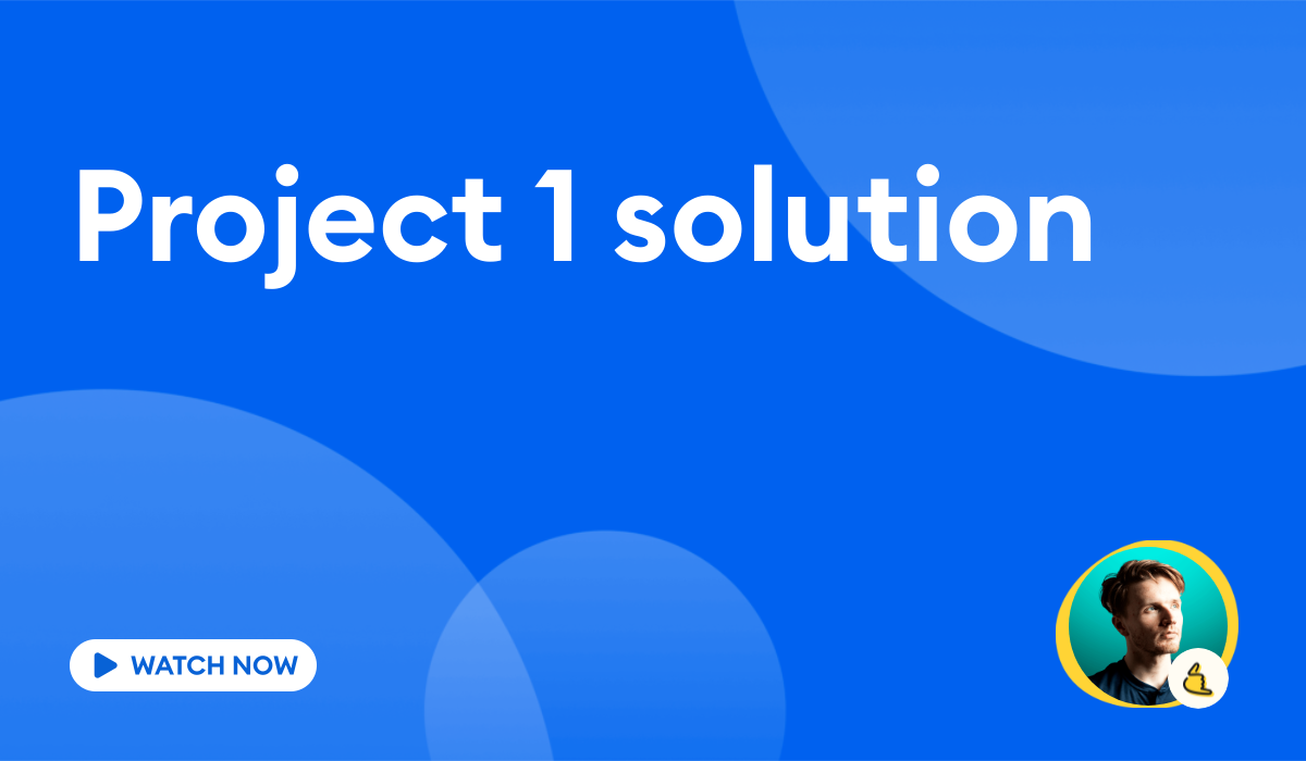 Join Project 1 solution of Python Programming Fundamentals Masterclass ...