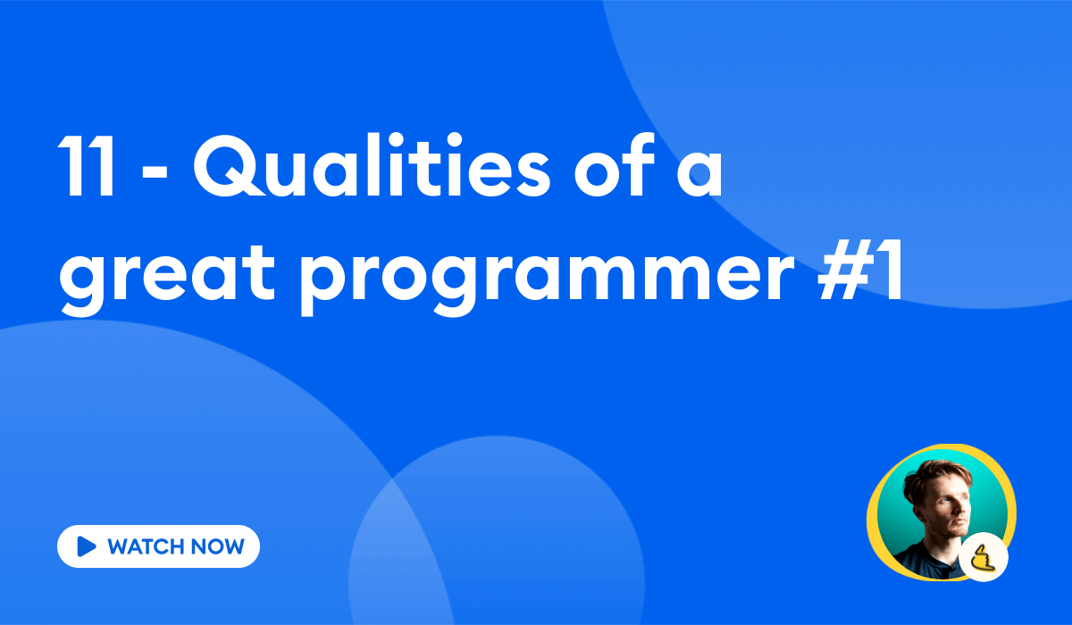 Join 11 - Qualities of a great programmer #1 of Python Programming ...