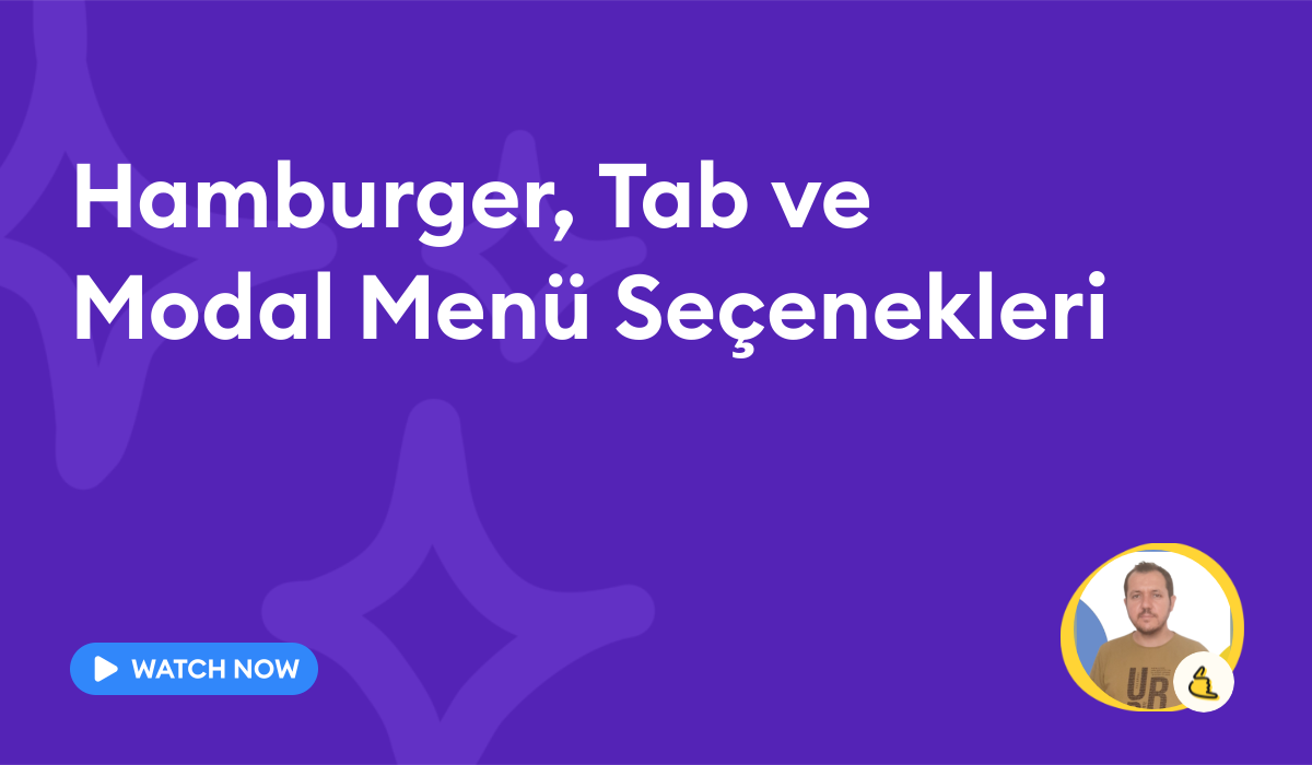 Join Hamburger, Tab ve Modal Menü Seçenekleri of Figma - No Code ...