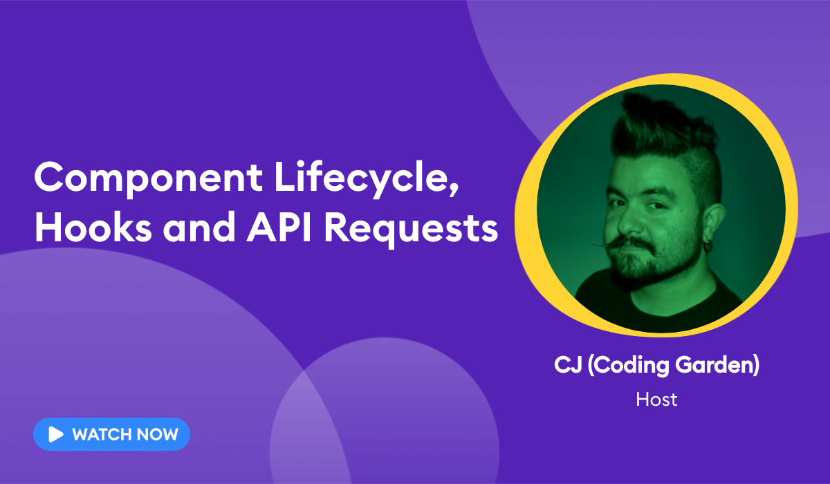 Join Component Lifecycle Hooks And Api Requests Of React Roots Live By Cj Coding Garden