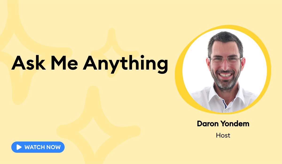 Ask Me Anything stream with Daron Yondem