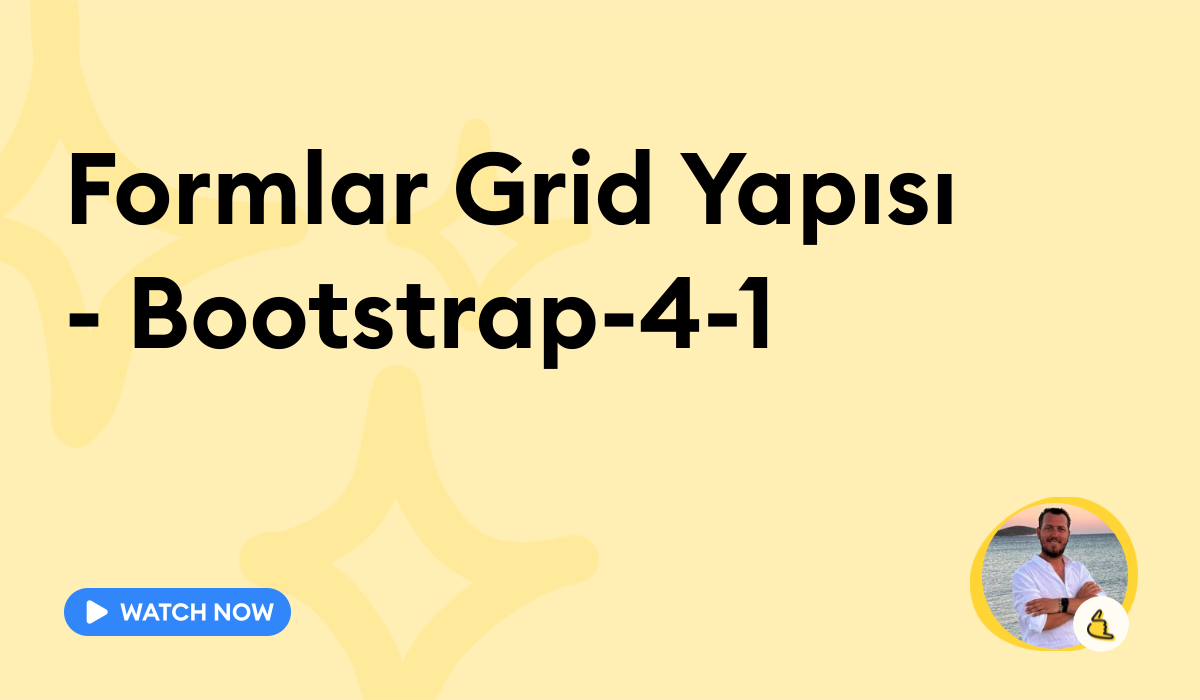 Join Formlar Grid Yapısı - Bootstrap-4-1 of Bootstrap 4 ile Sıfırdan Harika Web Projeleri ...