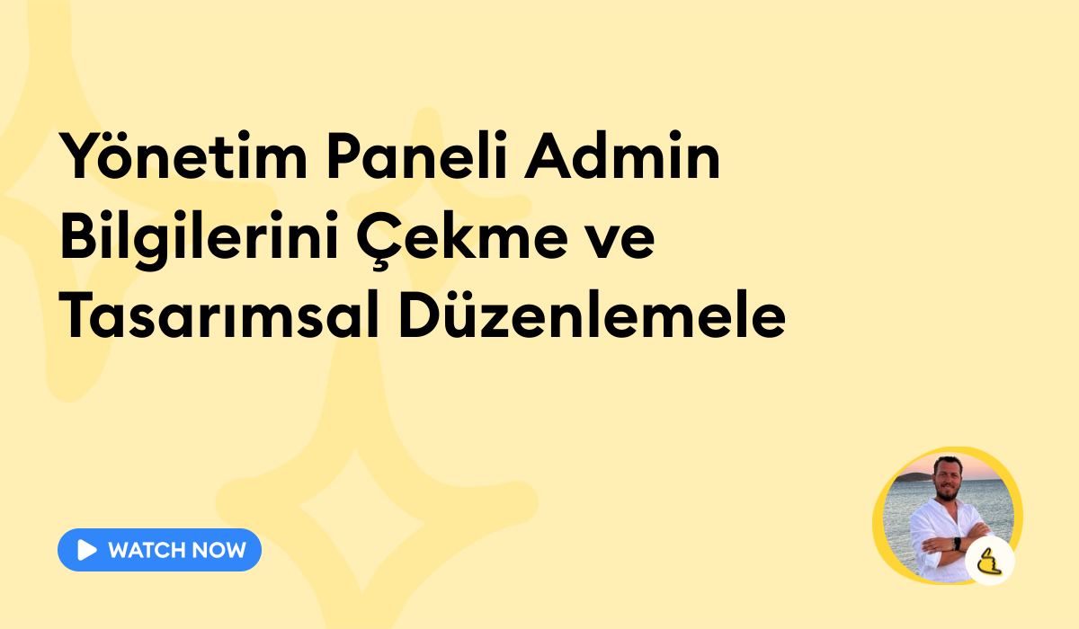 Join Yönetim Paneli Admin Bilgilerini Çekme ve Tasarımsal Düzenlemele ... Join Yönetim Paneli Admin Bilgilerini Çekme ve Tasarımsal Düzenlemele ...