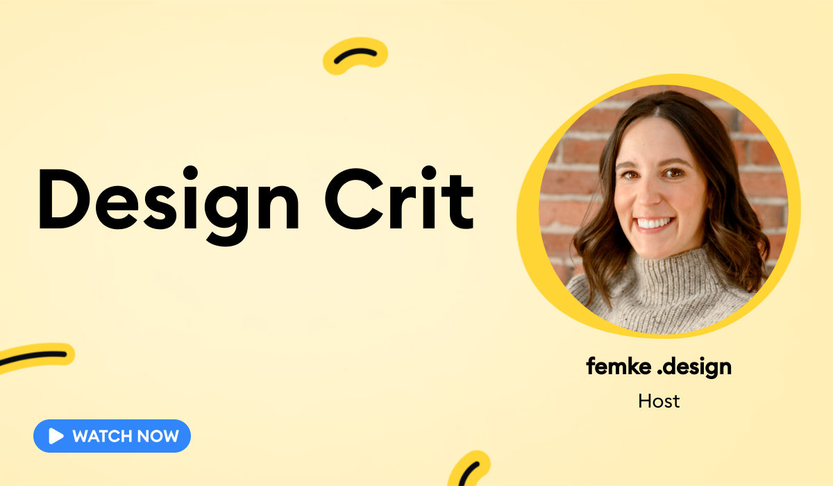 Design Crit stream with femke .design