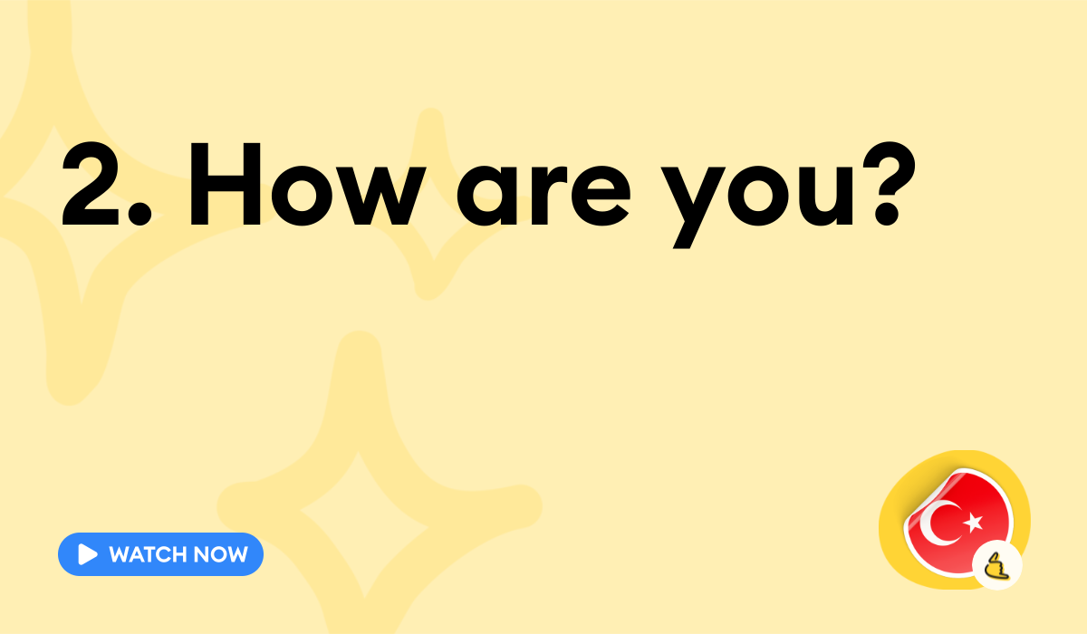 Join 2. How are you? of Turkish Speaking Practice Lessons 1 A1 by Dem ...