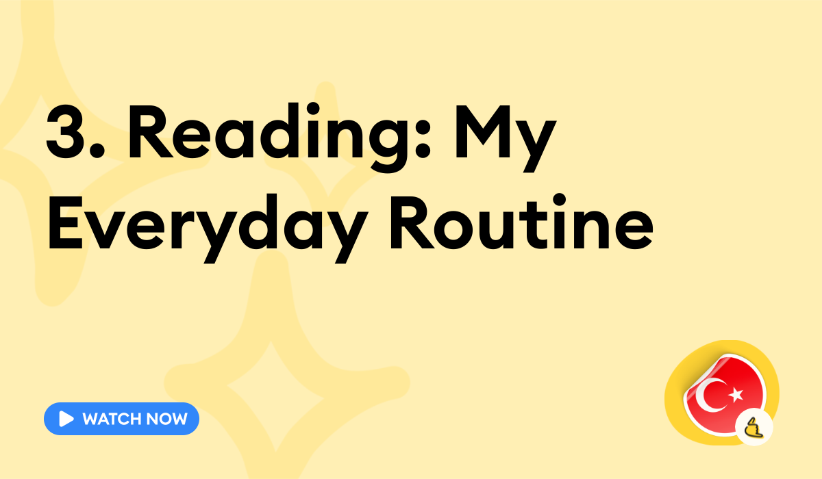 Join 3. Reading: My Everyday Routine of Everyday Routine & Habits in ...